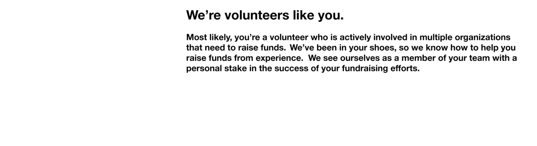 Who We Are - BoosterShot Fundraising